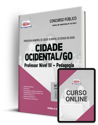 Baixe Apostila pdf - Apostila Pref Cidade Ocidental GO 2023 Professor Nível III | Concurso e ...